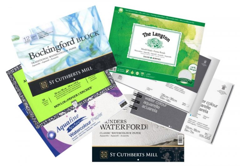 Different Types of Watercolour Paper - The Devon Artist